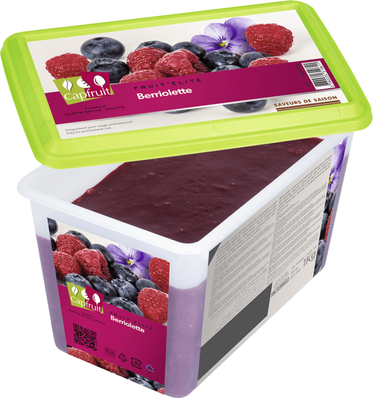 BERRIOLETTE PUREE (MIXED BERRIES AND VIOLET) (1kg) Fz - Town & Country ...