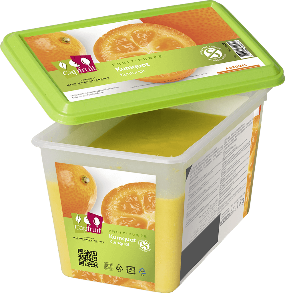 FRUIT PUREE KUMQUAT (1kg) Fz - Town & Country Fine Foods