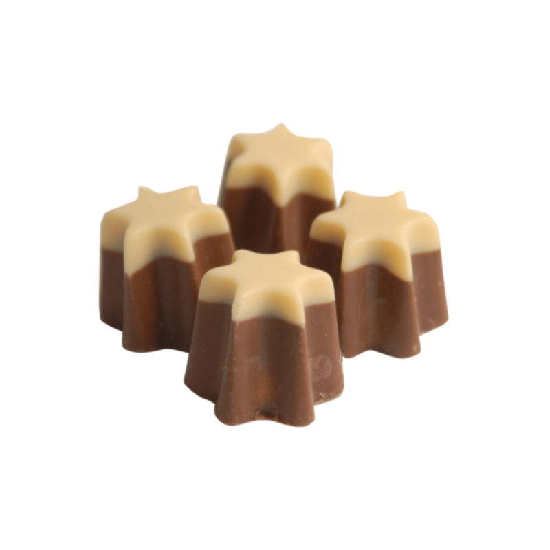 Milk Chocolate Christmas Stars (77 pcs) - Town & Country Fine Foods