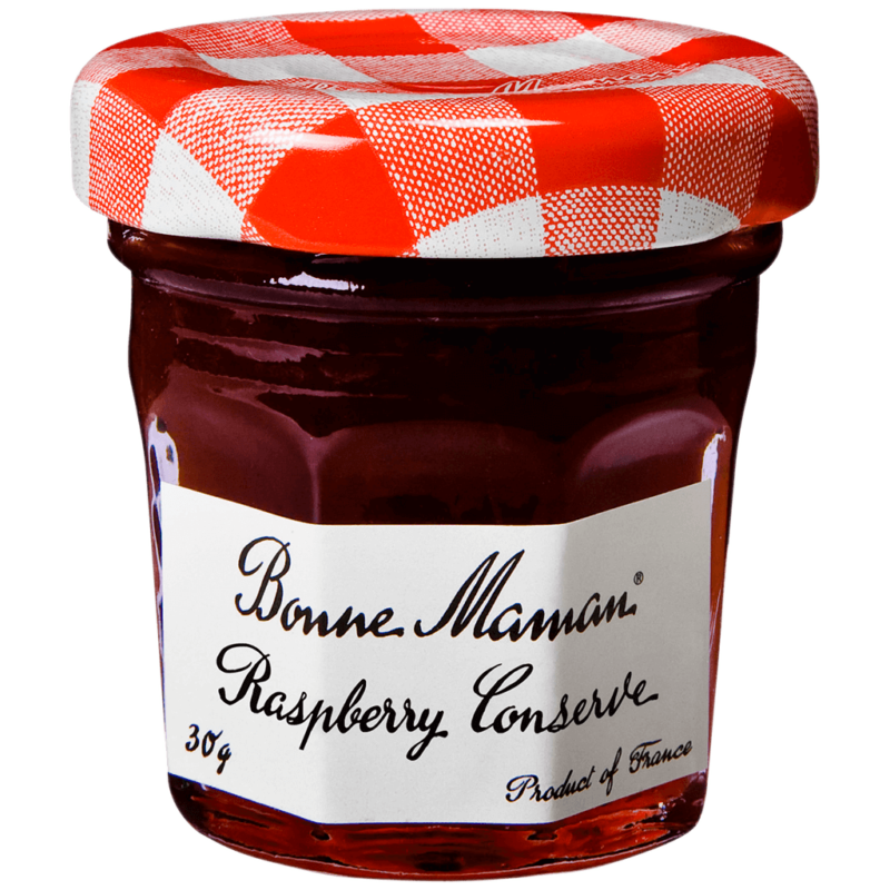 BONNE MAMAN RASPBERRY CONSERVE MINI JAR - Town & Country Fine Foods