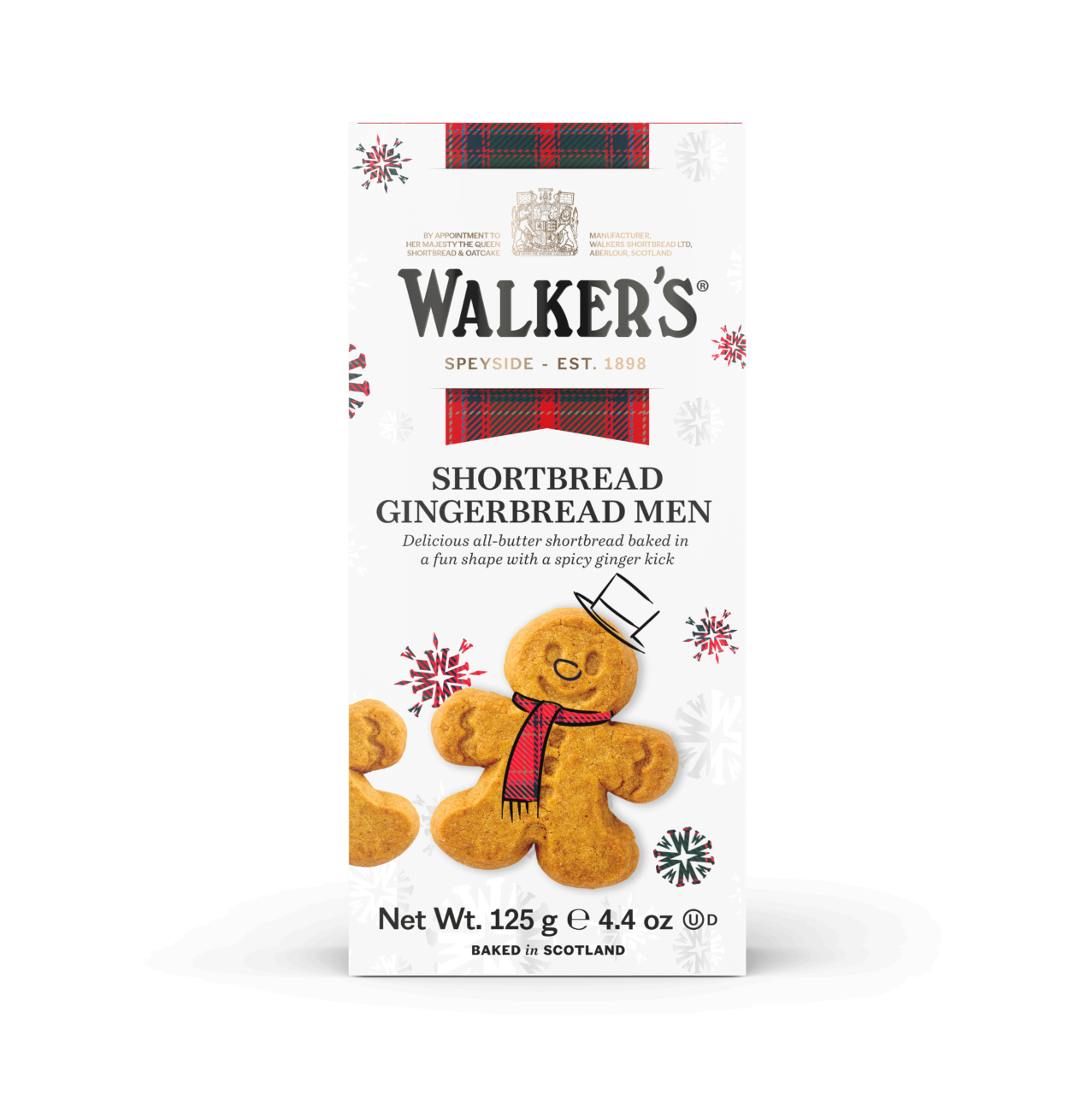 Shortbread Gingerbread Men 12 x 125g - Town & Country Fine Foods